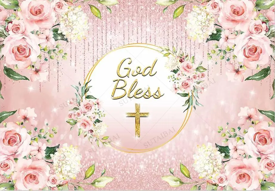 Baptism Pink Wallpaper