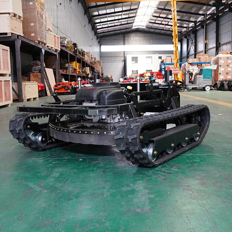 CE-high-quality-track-mower-that-can-climb-slopes-clear-snow-and ...