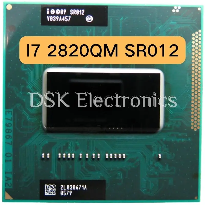 Intel Core i7-2820QM i7 2820QM SR012 2.3 GHz CPU Processor 8M 45W ...