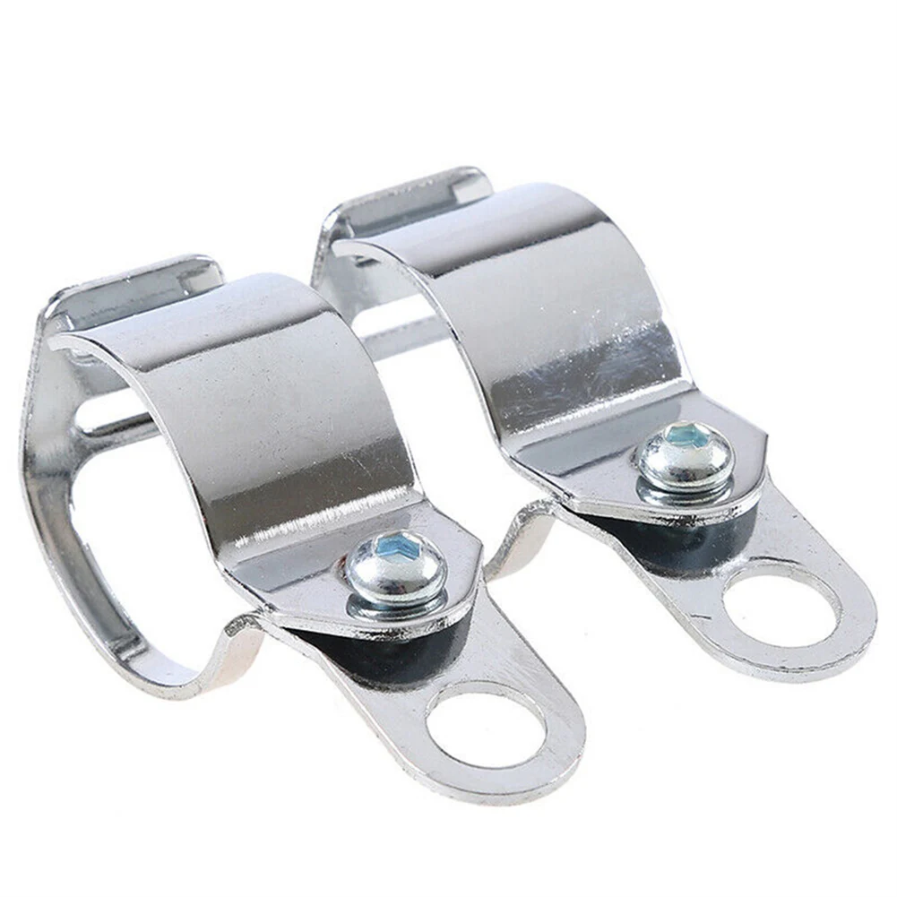 2Pcs Universal Motorcycle Headlight Mount Bracket Fork Ear Chopper ...