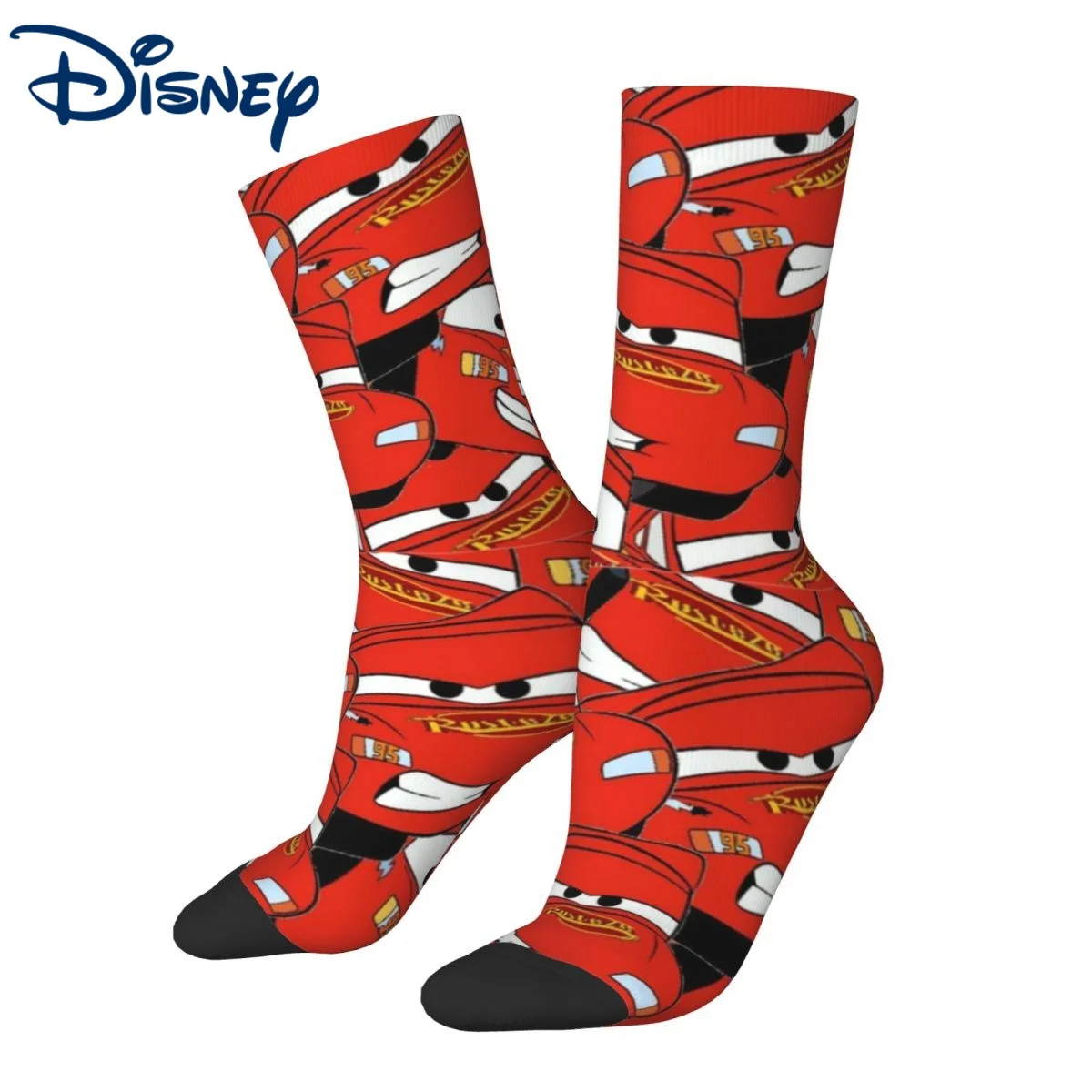 Lightning-McQueen-Collage-Socks-Men-s-Women-s-Funny-Happy-Cars-Disney ...