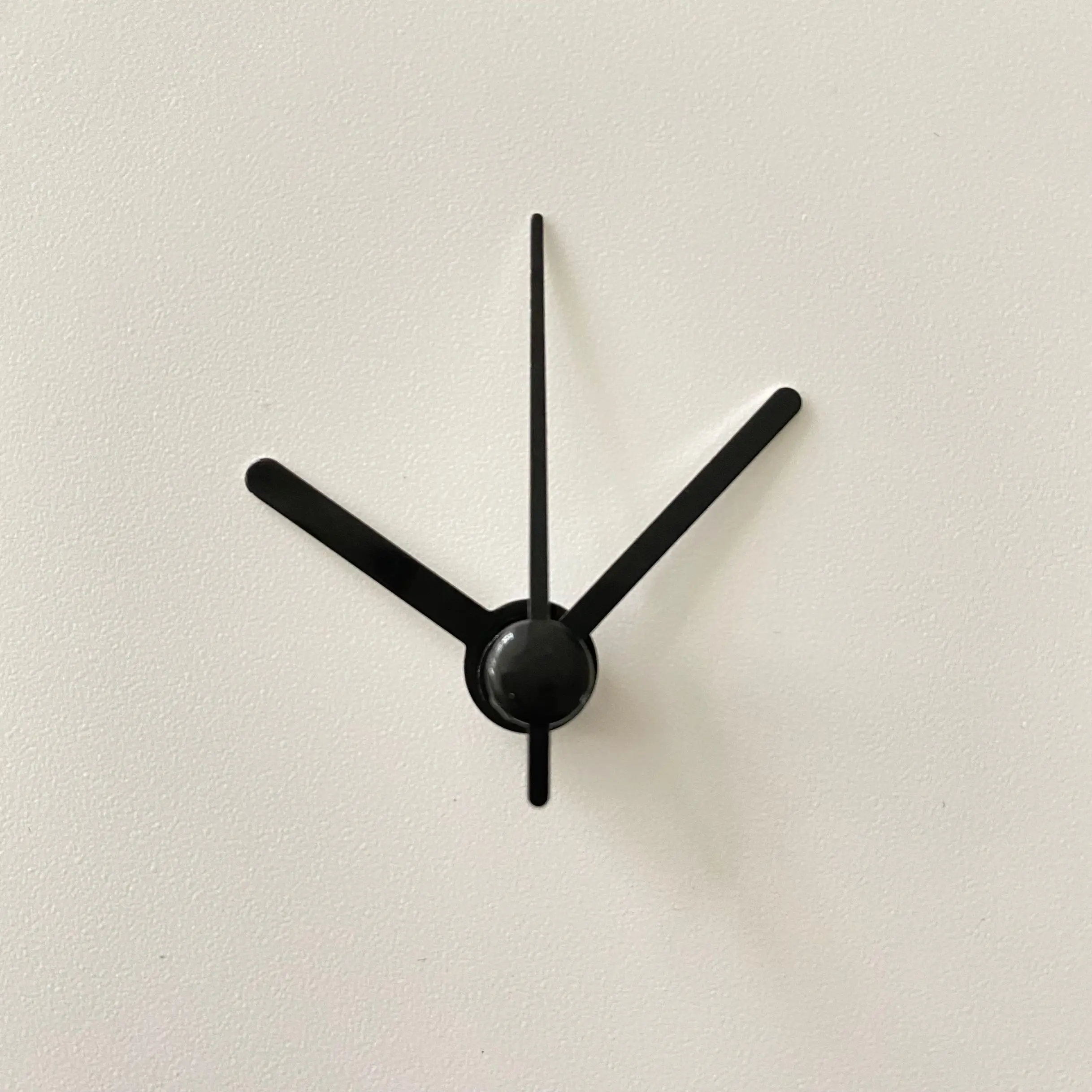 Wall Clock Black Hands