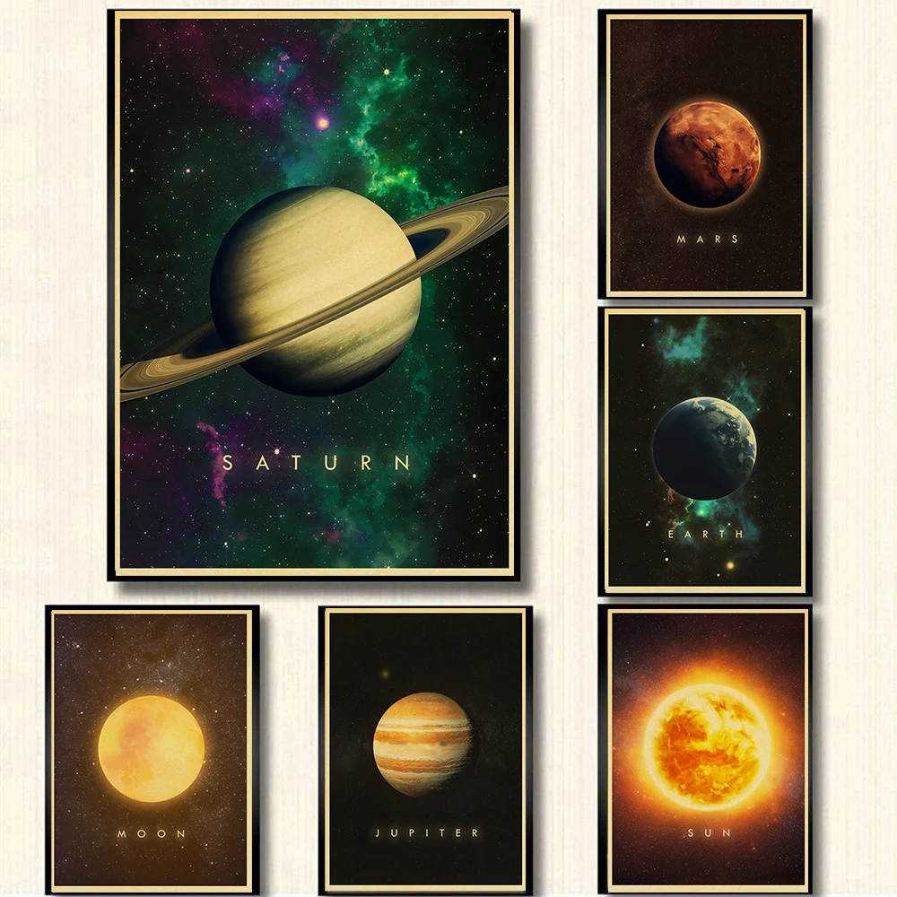 Planet Mars Paper Model Print