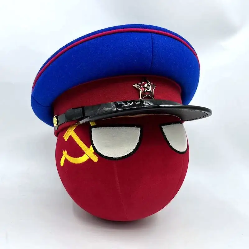 Soviet-Unionball-USSRball-WWII-Version-Plush-Toy-With-Soviet-Visor-Hat ...