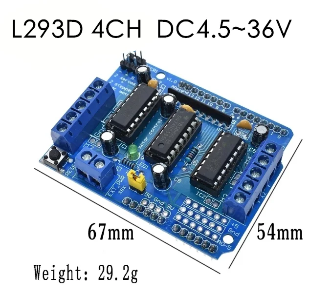L293D Stepper Motor Driver Board Control Shield Module Motor Drive ...