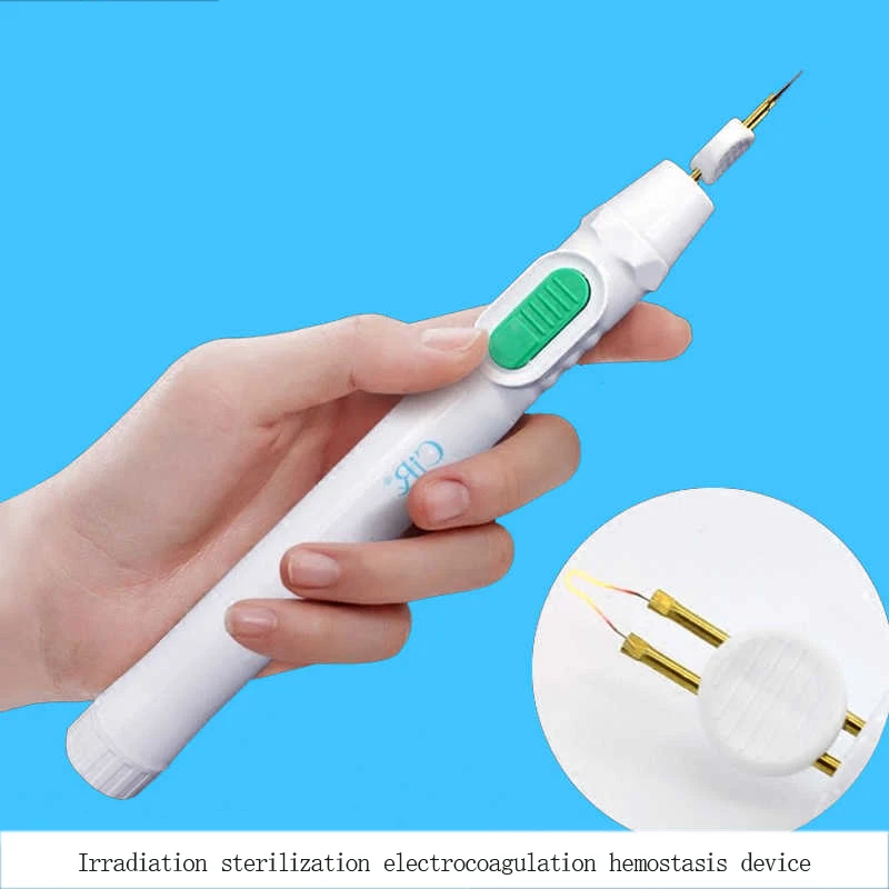 Portable electrocoagulation pen hemostatic device is a cauterization ...