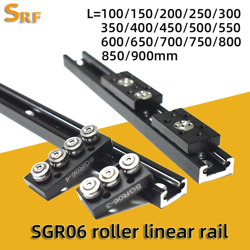 Mini-Roller-Linear-Guide-Rail-SGR06-100mm-200mm-300mm-400mm-500mm ...