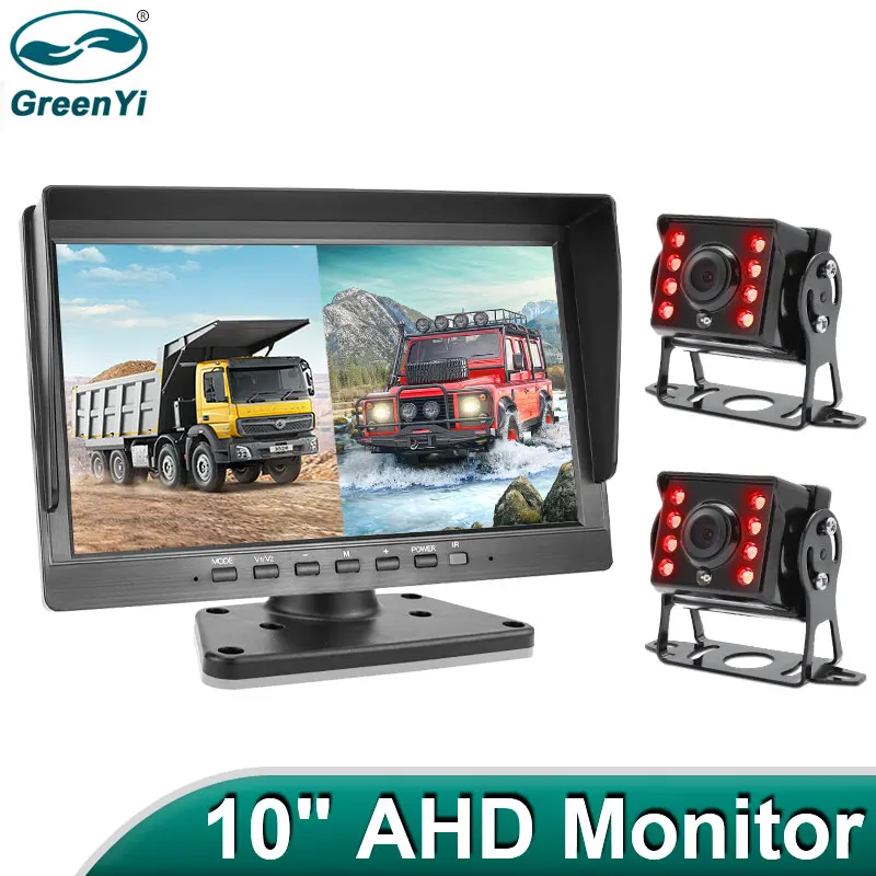 GreenYi-10-Inch-IPS-Screen-AHD-1920x1080P-Recording-DVR-Truck-Vehicle ...