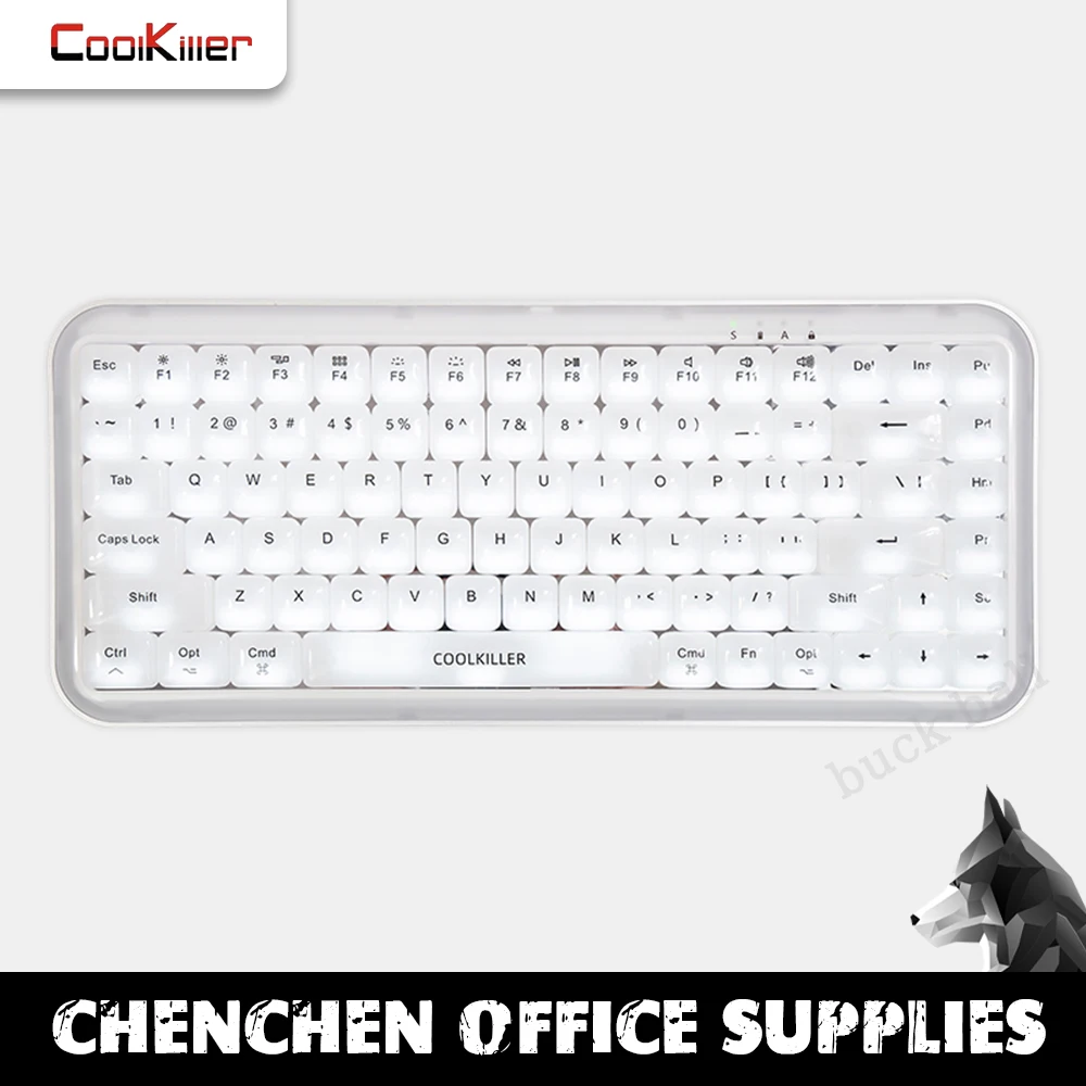Coolkiller-Balloon-84-Mechanical-Keyboard-Wireless-3Mode-Low-Profile ...