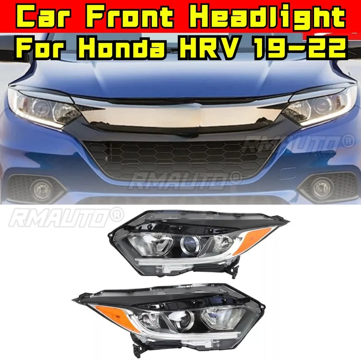 Left Right Fog lamp LED Daytime Light Front LED Headlamp Assembly Wide ...