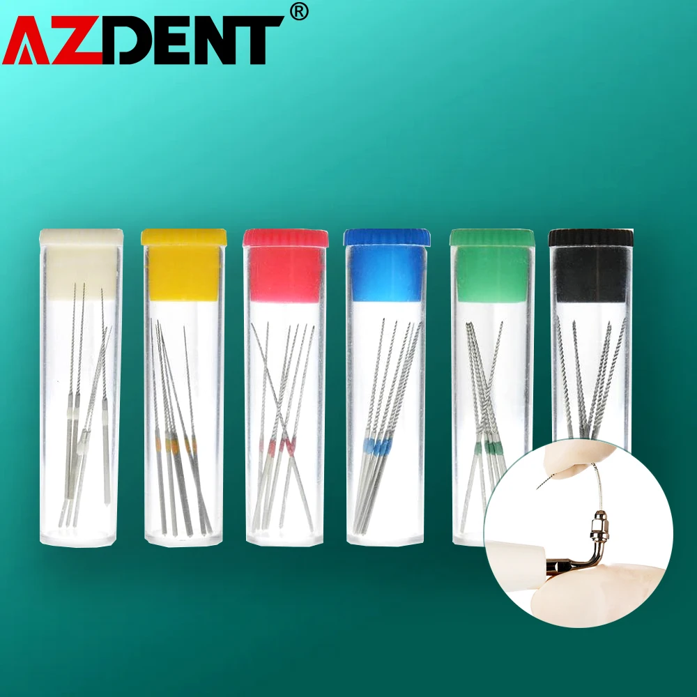 6pcs-Box-Dental-U-Files-Root-Canal-Endodontic-NITI-Ultrasonic-Used-for ...
