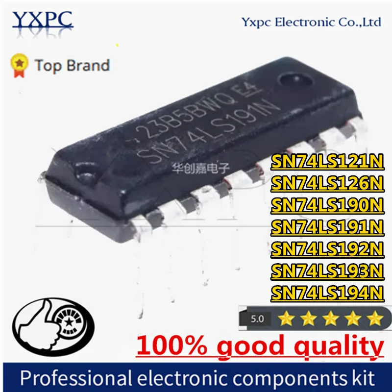 10pcs SN74LS121N SN74LS126N SN74LS190N SN74LS191N SN74LS192N SN74LS193N ...