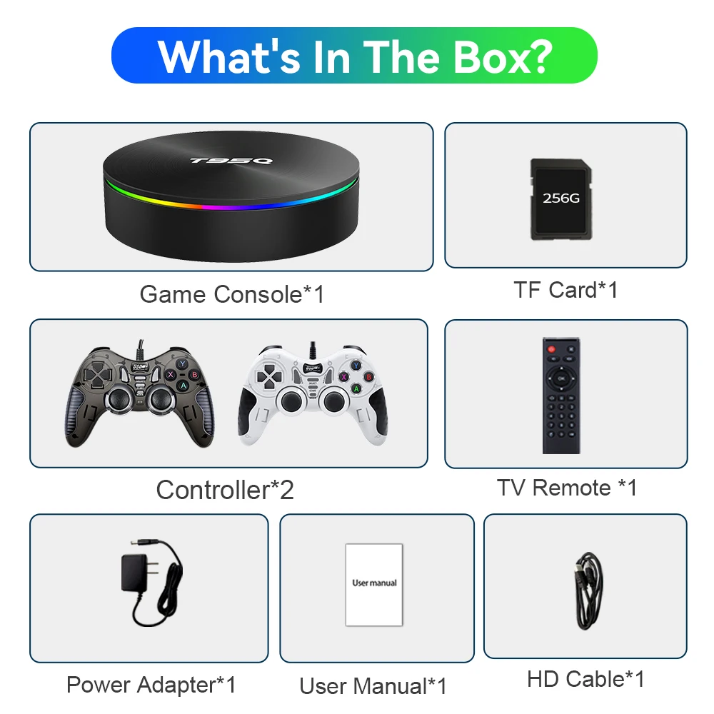 Retro Video Game Console & Android TV Box In One 4K Game Box 110000 ...