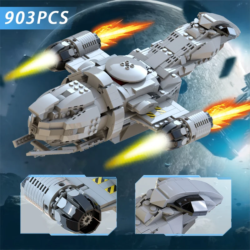MOC-12777-Firefly-Rushed-Out-of-The-Serenity-Spaceship-Building-Blocks ...