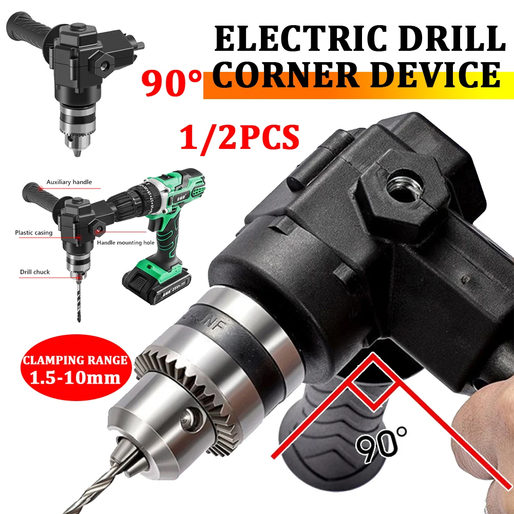 90 ° keyless três maxila ângulo broca chuck canto impacto broca ...