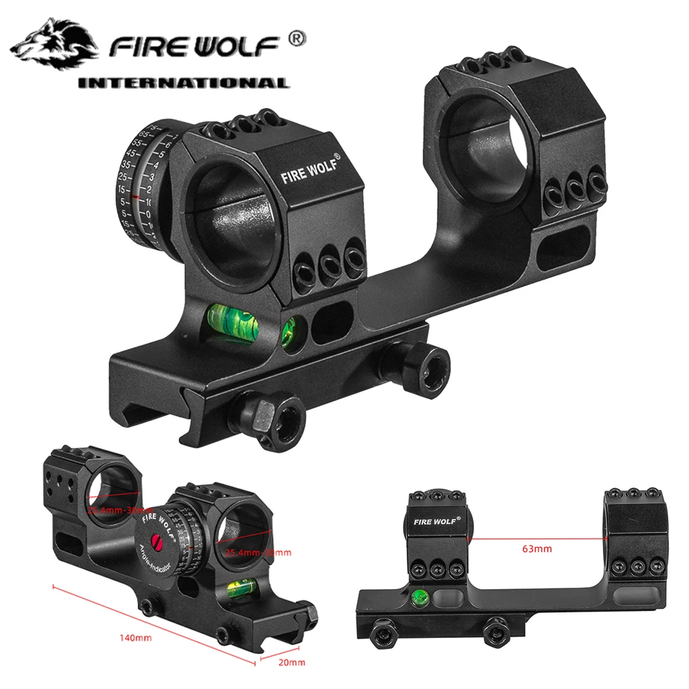 FIRE-WOLF-Hunting-Tactical-Riflescope-Mounts-With-Angle-Indicator ...