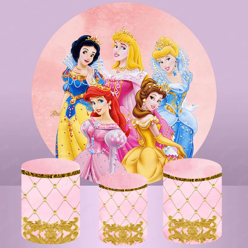 Pink Disney Princess Background