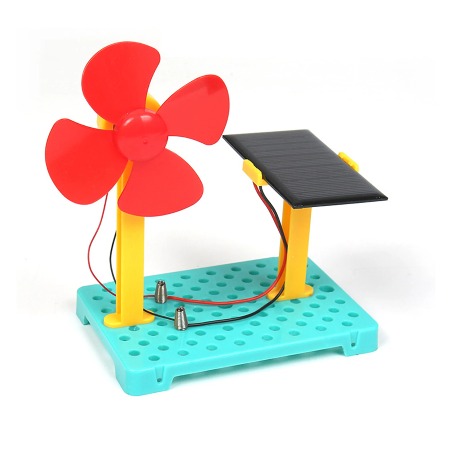 DIY Solar-powered Fan Model Kit Science Toys for Boys Creative Physics ...