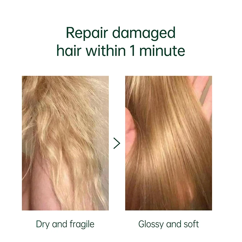 Dry Damaged Hair Before And After