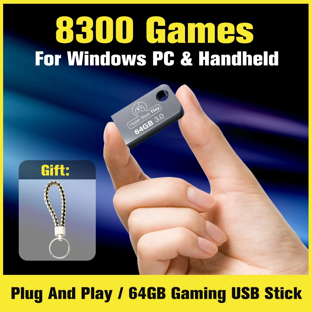 Gaming-USB-Stick-For-PC-Handheld-Game-Console-Retrobat-64GB-USB-Flash ...
