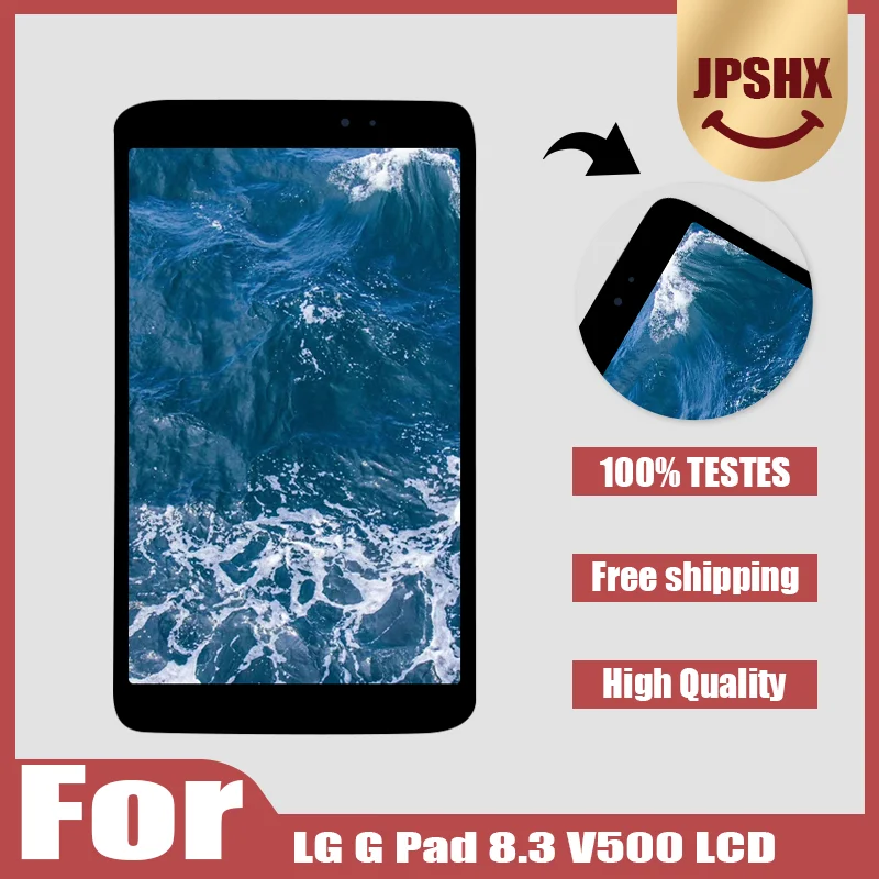 100% חדש עבור LG G Pad 8.3 V500 LCD תצוגת מסך מגע Digitizer עבור LG ...