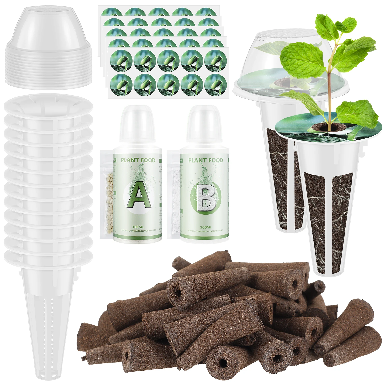 128pcs Seed Pod Kit Compatible with Garden Grow Anything Seed Pod Kit ...