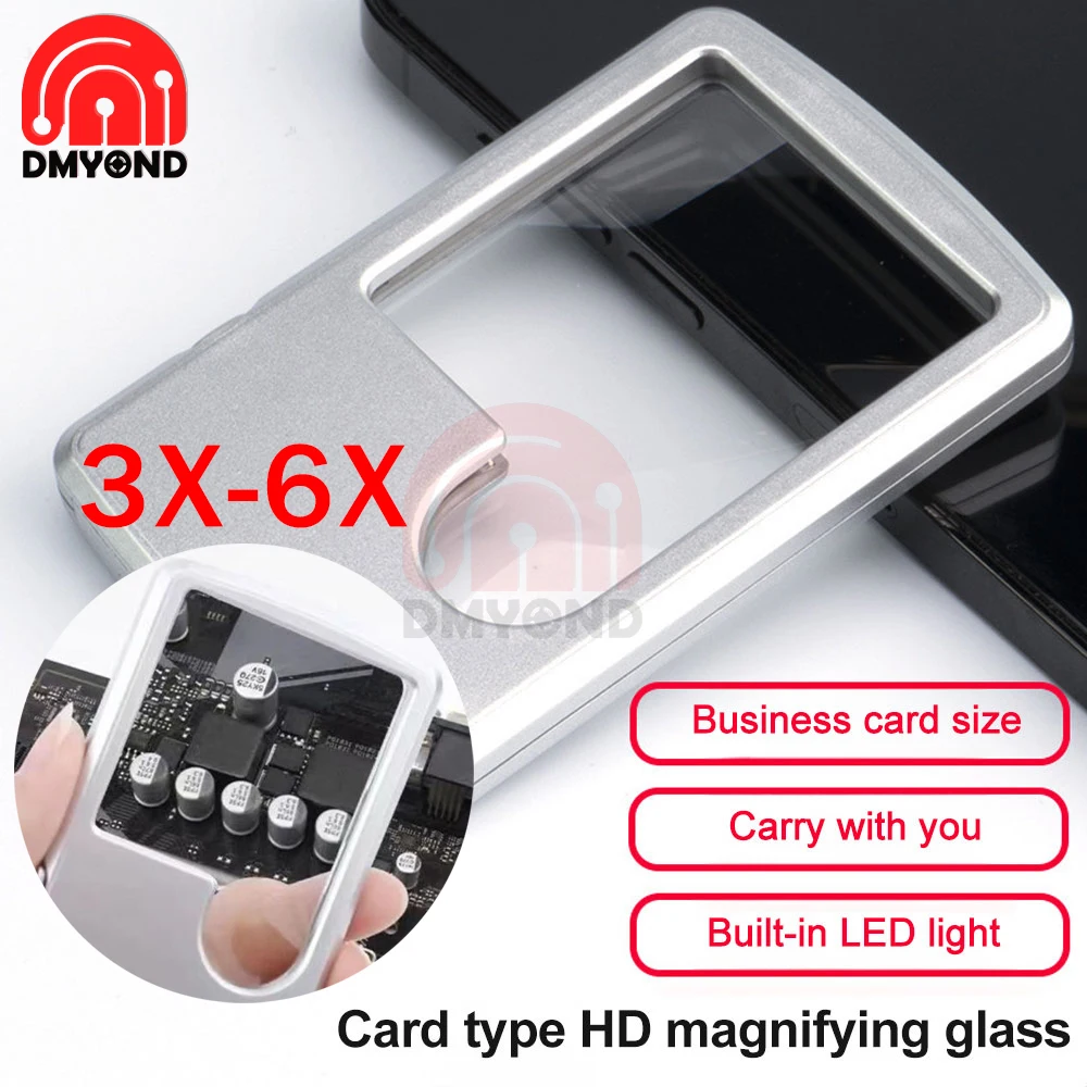Portable-Multifunctional-Dual-Lens-3X-6X-Magnifying-Glass-with-LED ...