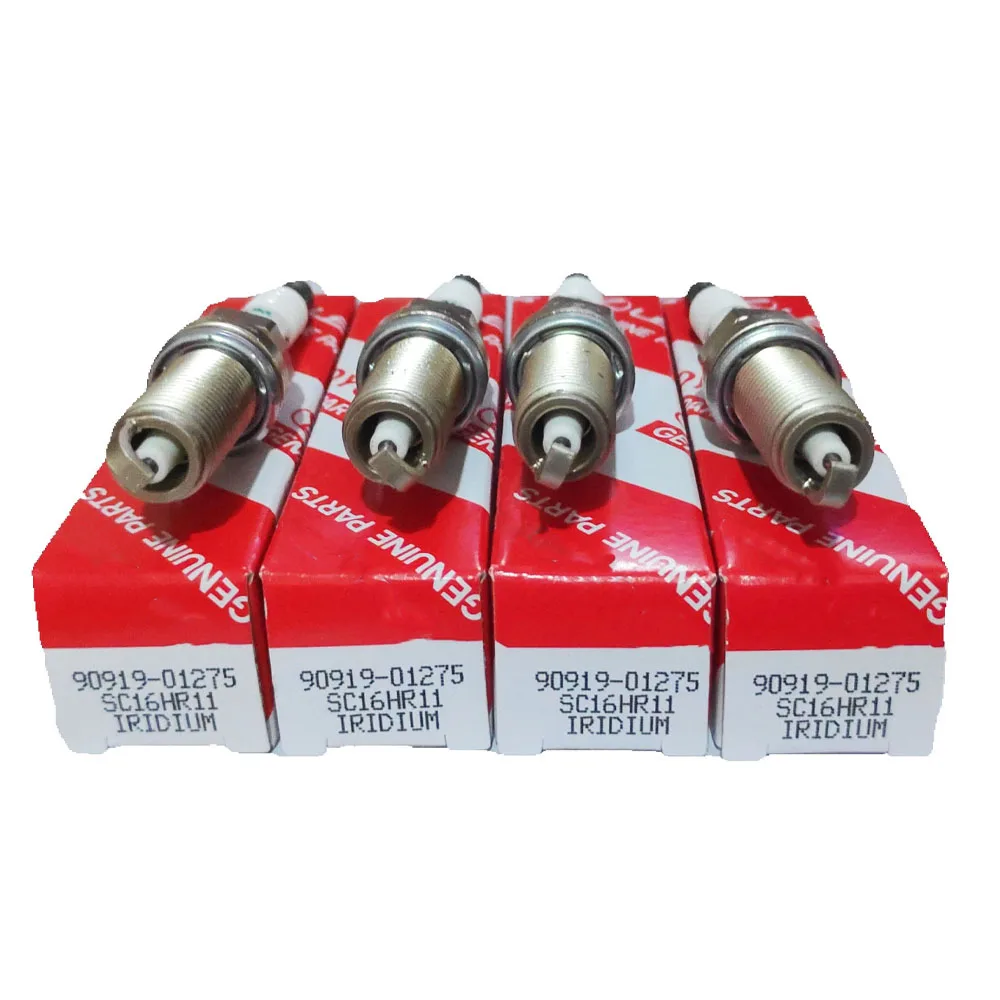 4/6Pcs 90919-01275 Iridium Candles Spark Plug for TOYOTA COROLLA AYGO ...