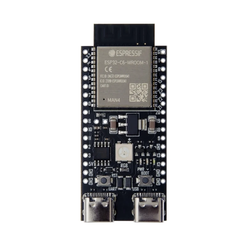 ESP32-C6-DevKitC-1-ESP32-C6-Core-Board-WIFI6-BLE-Zigbee-Compatible ...