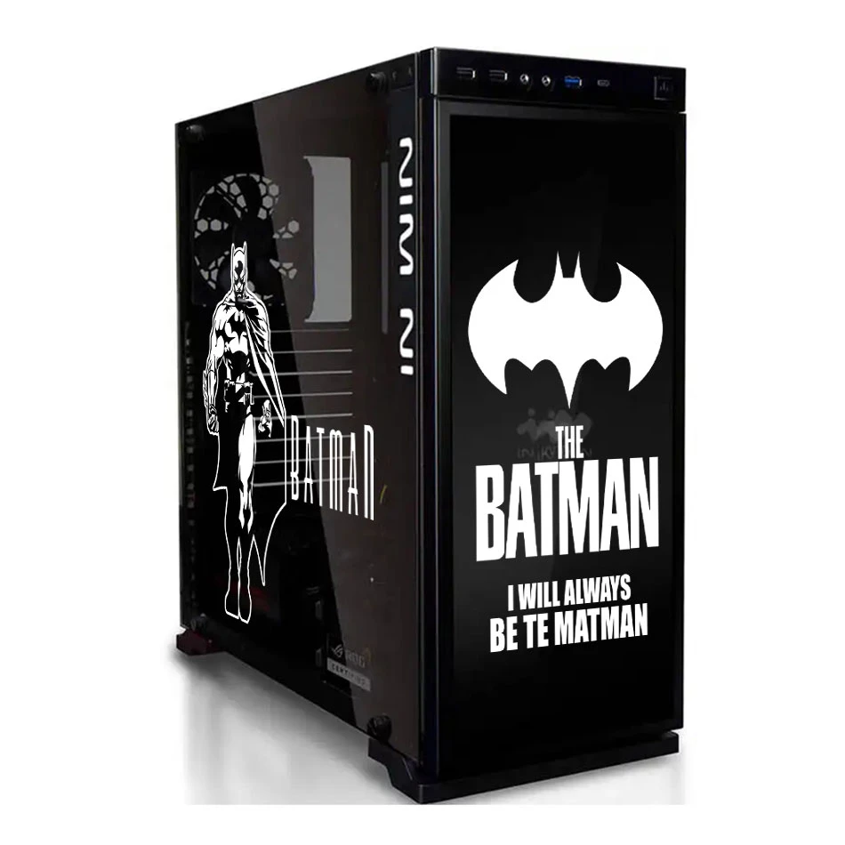 Batman Vinyl Adesivos para PC Case, Decalques de decoração dos desenhos ...