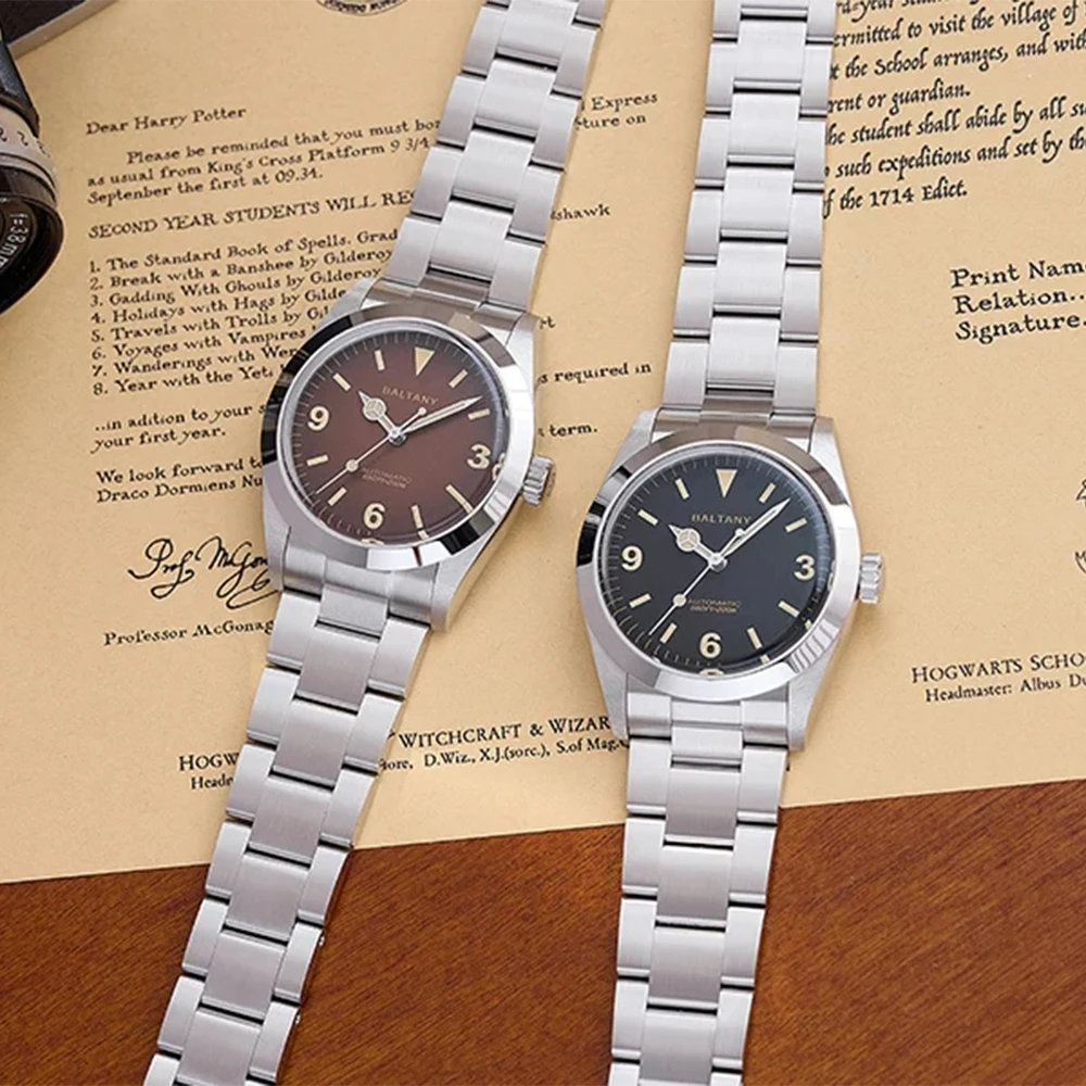 Baltany-1963-Explorer-Homage-watches-Automatic-Retro-watch-Tropical ...