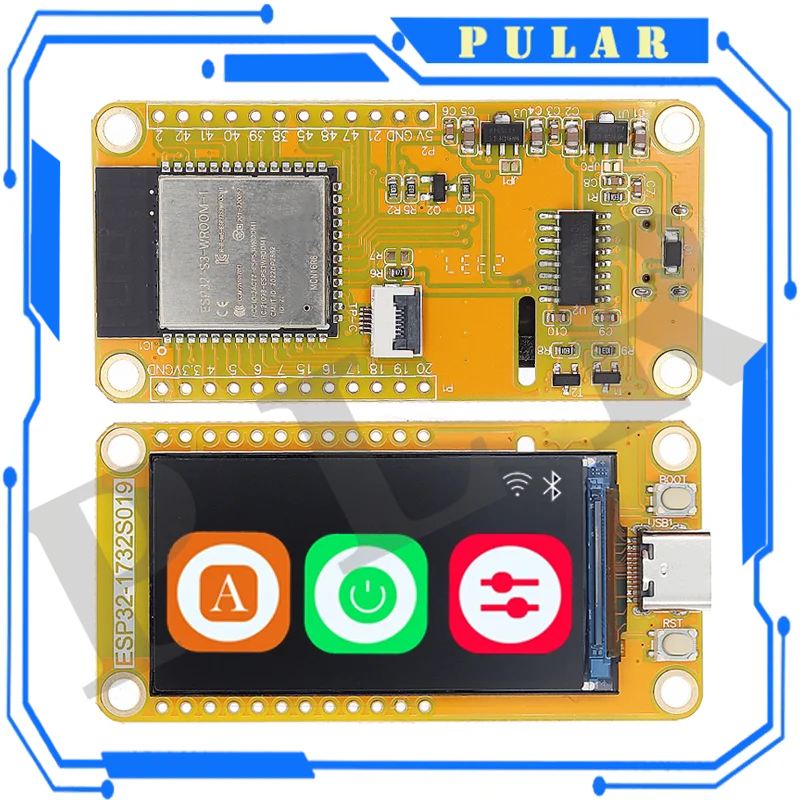 Esp32 S3 Hmi 8m Psram 16m Flash Arduino Lvgl Wifi Bluetooth Plr 1 9 170