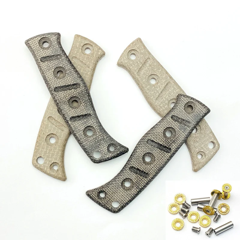 Custom Micarta Knife Handle Scales With Screws Kit For Benchmade Fixed ...