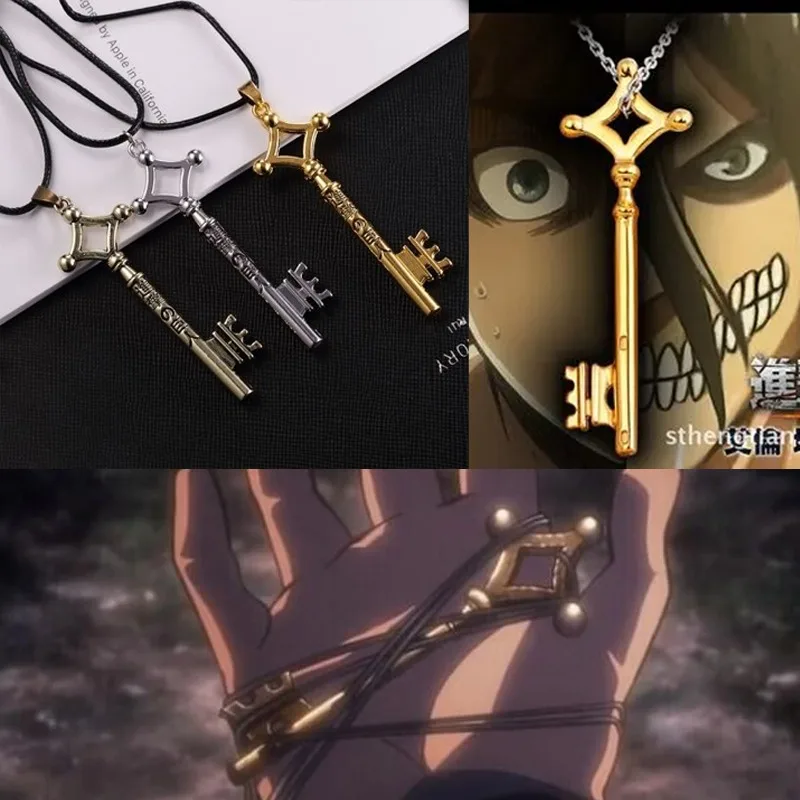 Collar-de-Anime-Attack-on-Titan-para-hombre-colgante-de-moda-de-dibujos ...