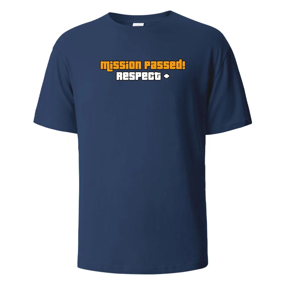 Mission Passed Print t shirts 100% Cotton Summer Tees For Men Women ...
