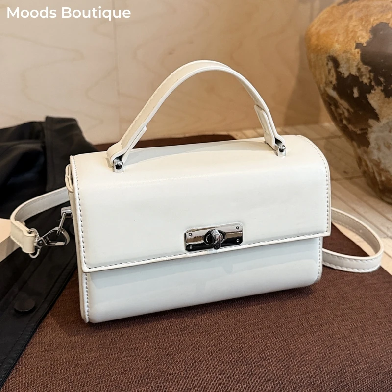 Exquisite Mini Top-handle Bags For Women Solid Color Shoulder Cross ...