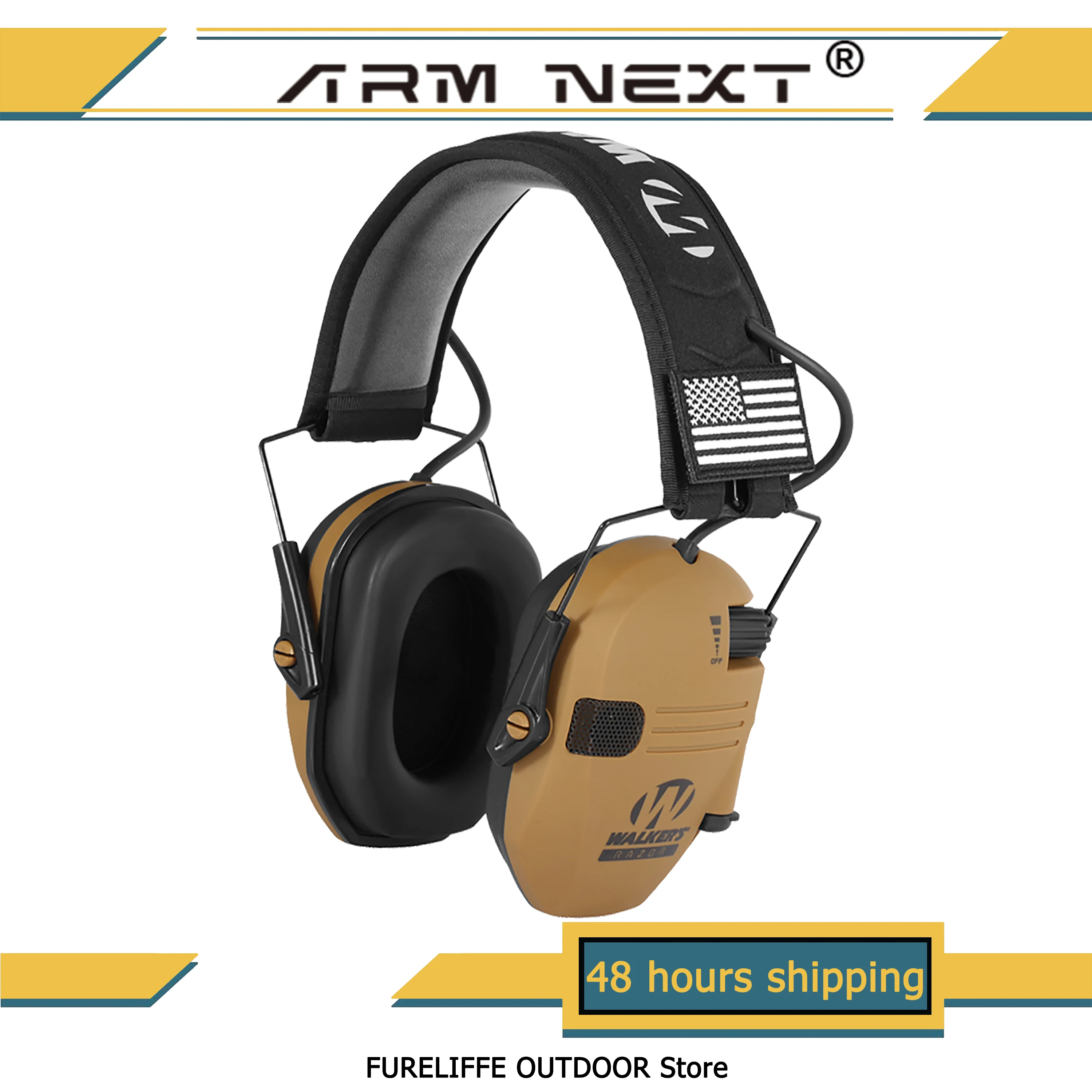 2024 Tactical Electronic Shooting Earmuff Anti Noise Headphone Sound