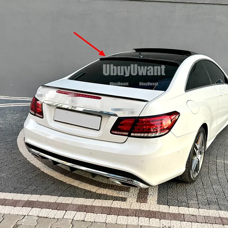 Carbon Fiber roof spoiler Wing For Benz E Class Coupe W207 C207 2010 ...