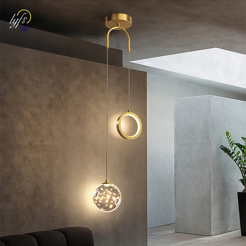 Lustre-LED-Pendant-Light-Indoor-Lighting-Fixture-Living-Bedroom-Bedside ...