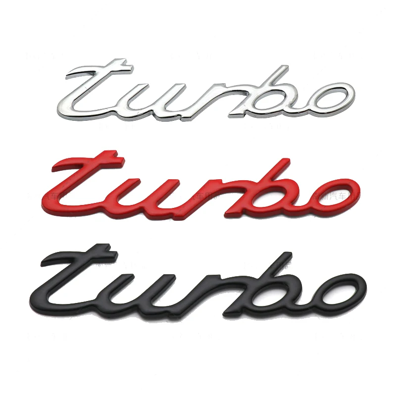 3D-Metal-turbo-Letter-Logo-Emblem-Badge-Car-Sticker-Auto-Rear-Back ...