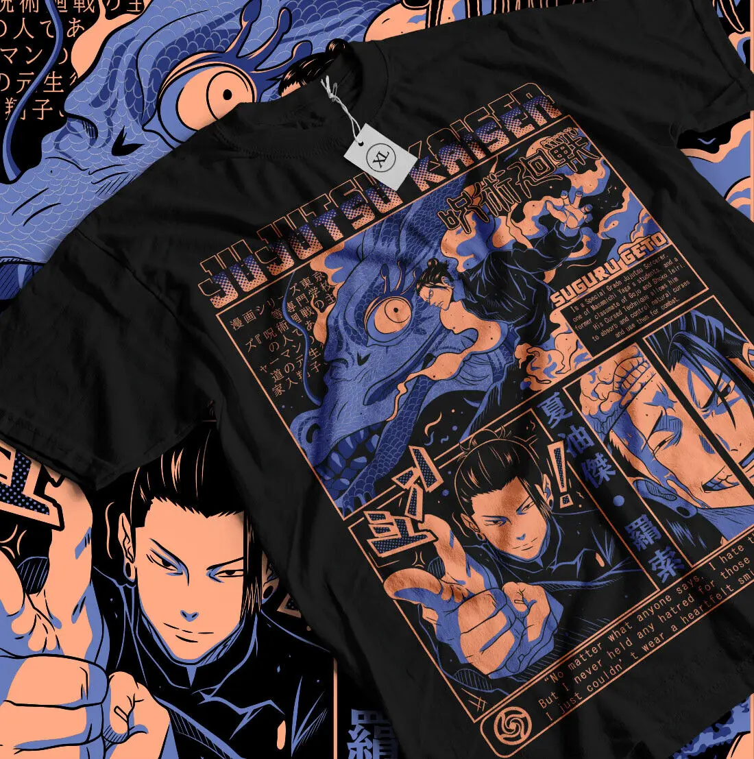 Geto-T-shirt-Jujutsu-Kaisen-Suguru-Gojo-Satoru-JJK-Girl-Horror-Anime ...