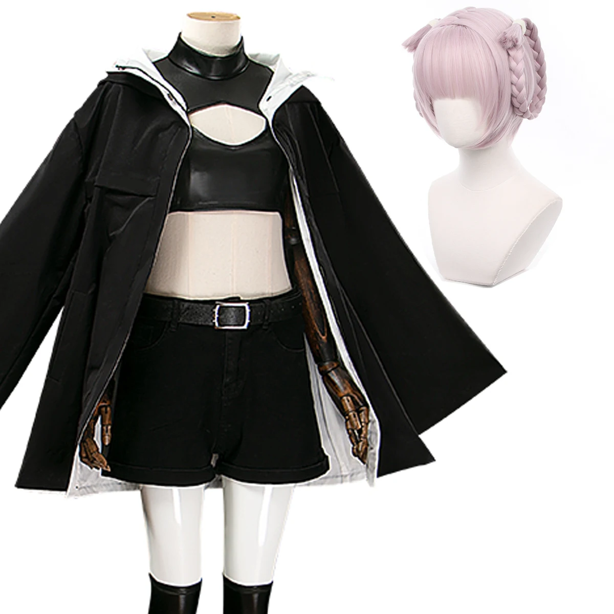 HOLOUN Call of The Night Anime Cosplay Costume Nazuna Nanakusa Vampire ...