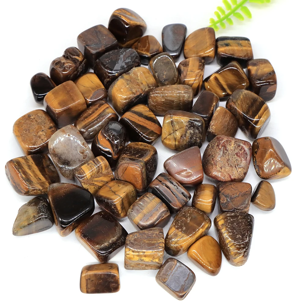 Natural-Tiger-Eye-Square-Irregular-Tumbled-Stone-Reiki-Healing-Crystal ...