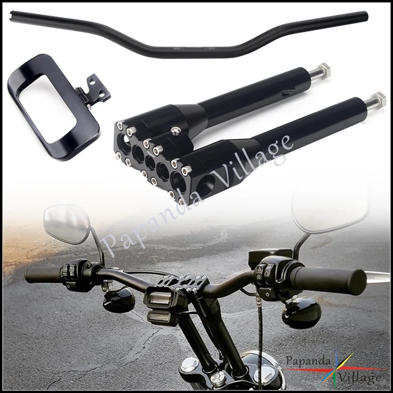Motorcycle-Club-Style-TBW-Handlebar-Straight-6-8-10-12-Rise-Bar-Riser ...
