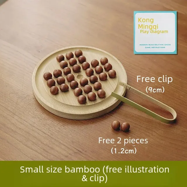 Wooden Single-player Noble Chess Logic Thinking One-person Game Boredom ...