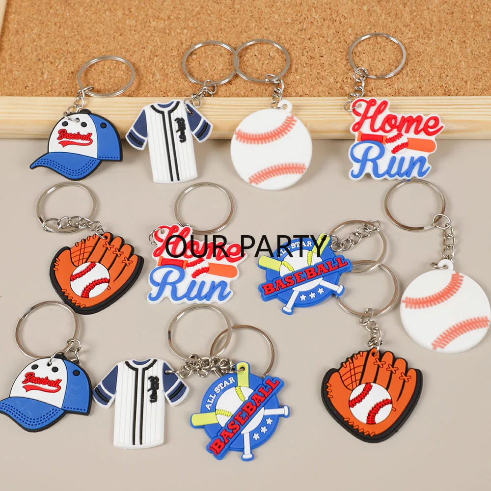 12Pcs-Sports-Baseball-Game-Theme-PVC-Keychains-Backpack-Pendant-Toys ...