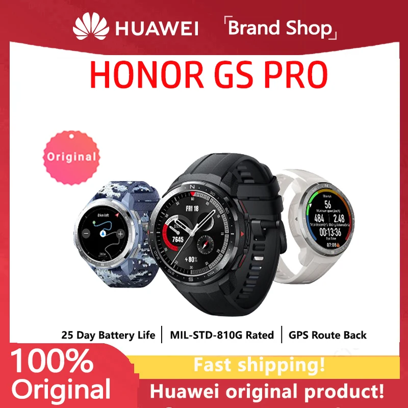 Huawei Honor Gs Pro Original Smart Watch Amoled Spo2 Heart Rate ...