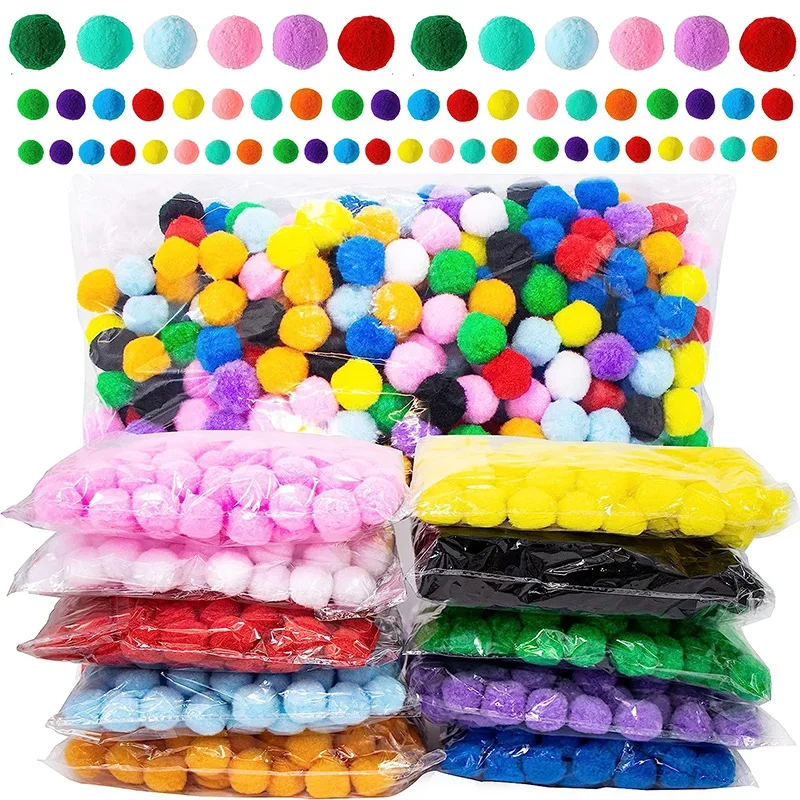 30-300-Uds-Pompones-suaves-y-esponjosos-bolas-de-pomp-n-de-felpa ...