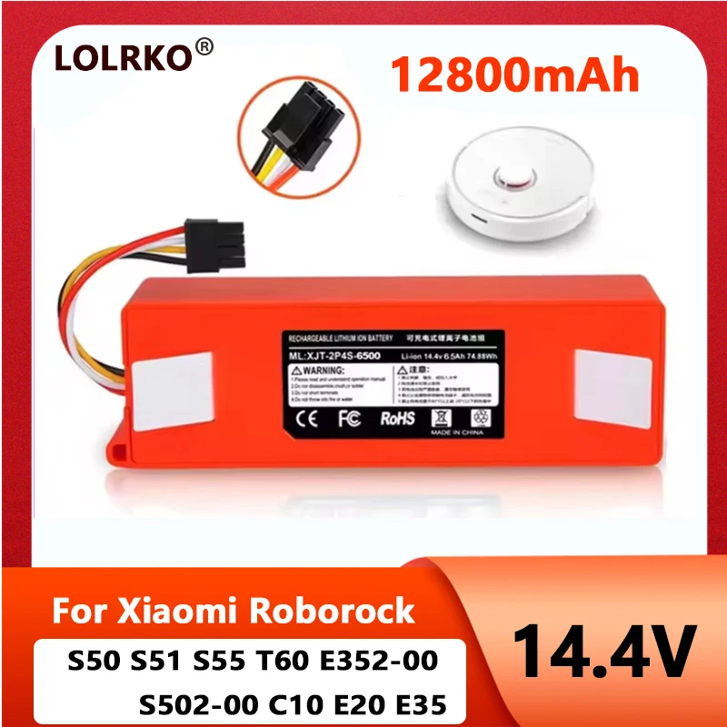 2025 NEW Replacement Battery for Xiaomi Roborock S55 S60 S65 S50 S51 S5 ...