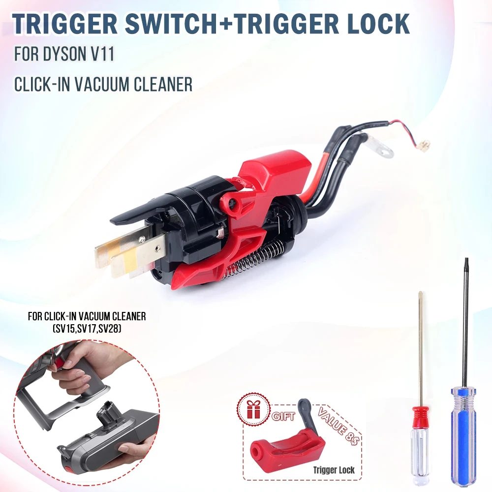 Trigger Switch Assembly Replacement for Dyson V15 V11 SV15 Click-in ...